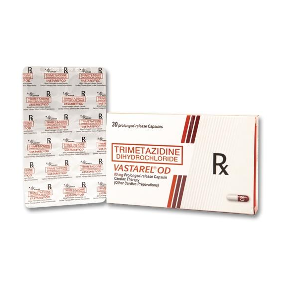 VASTAREL OD Trimetazidine Dihydrochloride 80mg Prolonged Release Hard ...